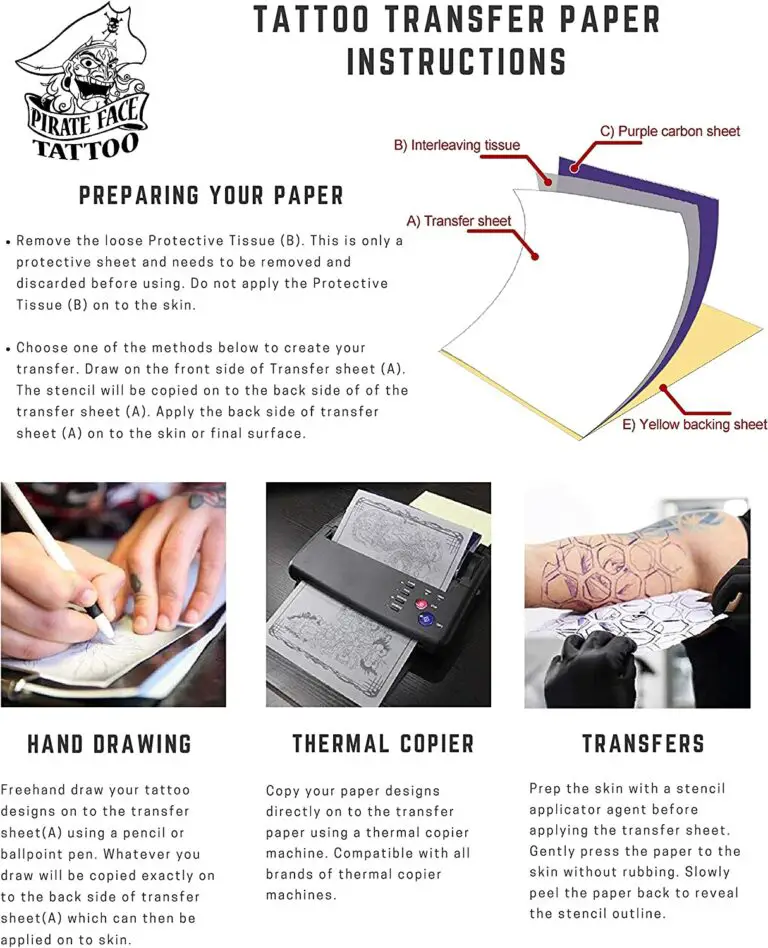 5 Best Tattoo Transfer Papers To Elevate Your Tattoo Game