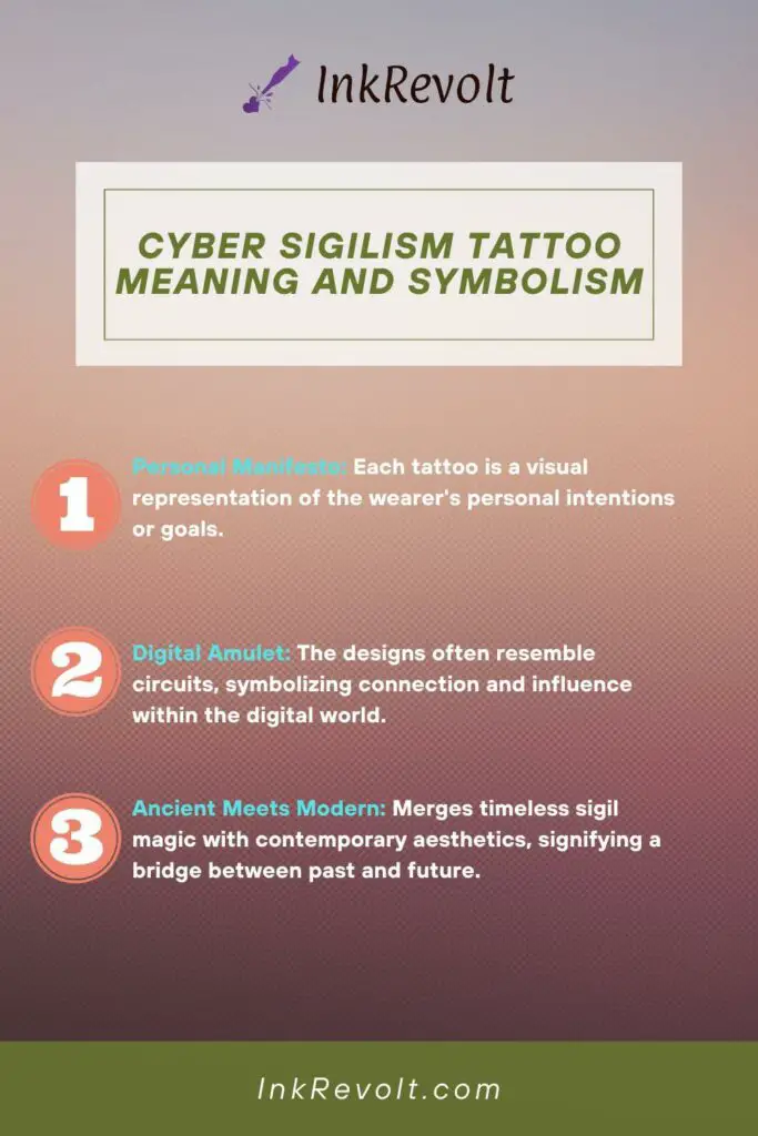 Cyber Sigilism Tattoo Meaning: [Explained And Decoded]